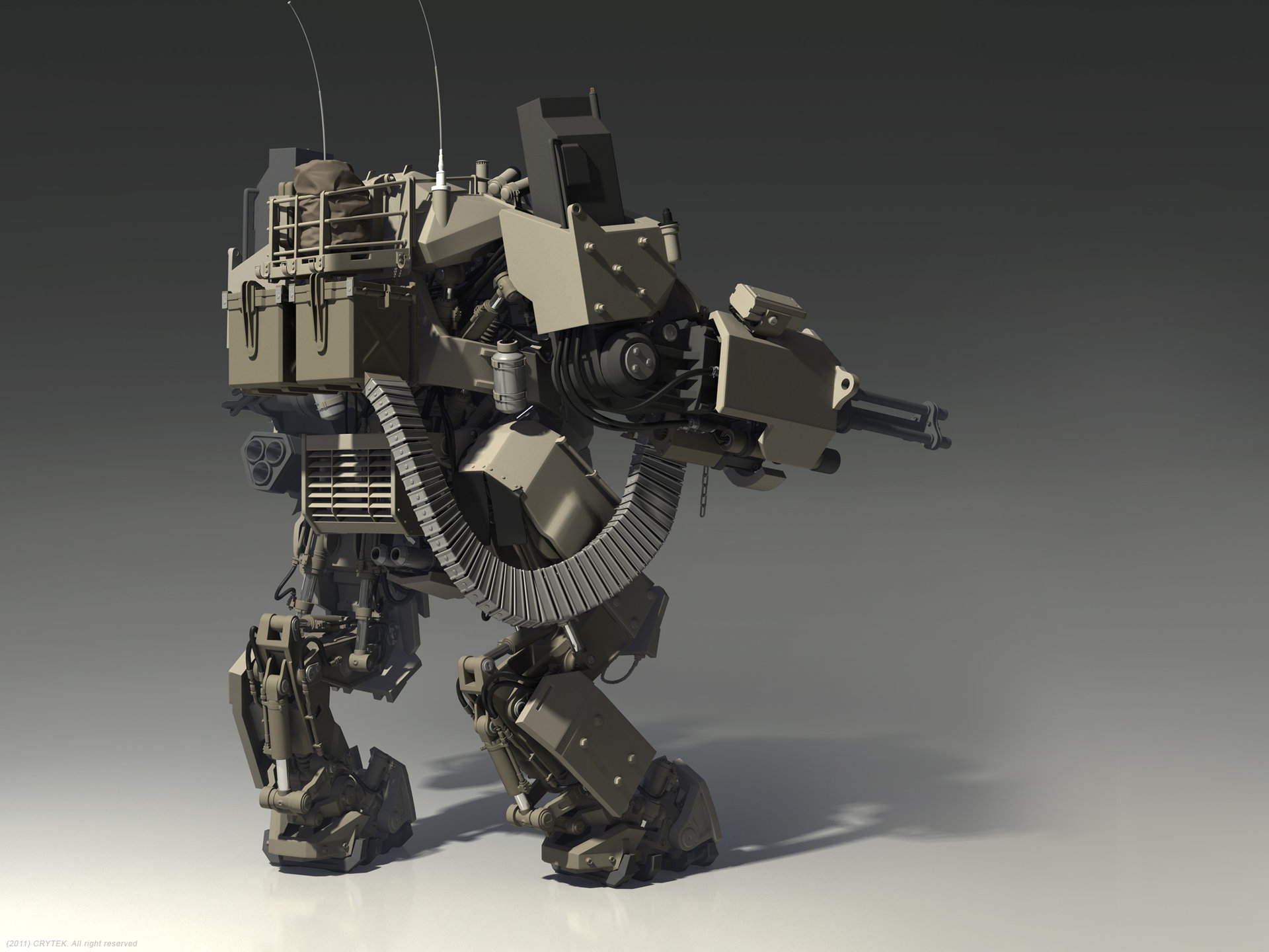 Denis Didenko - 3d model for crytek (mesh-boss hi-poly)