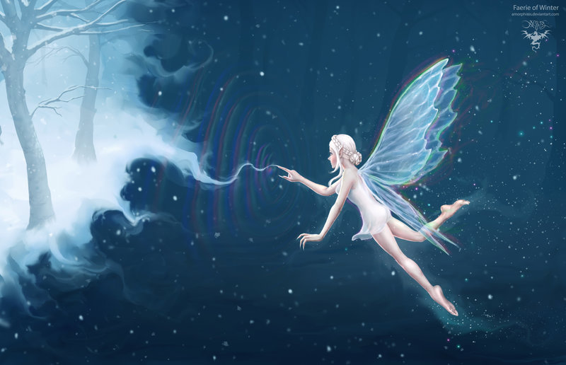 ArtStation - Faerie of Winter