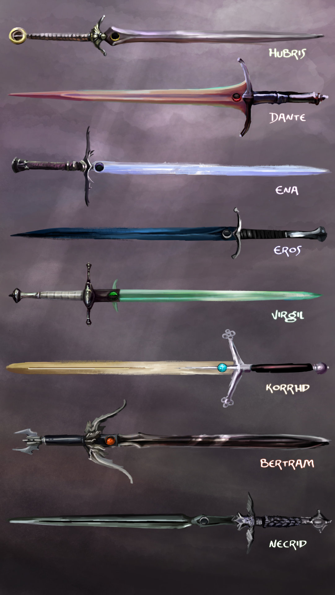 ArtStation - Moonblades, Daniel Martin