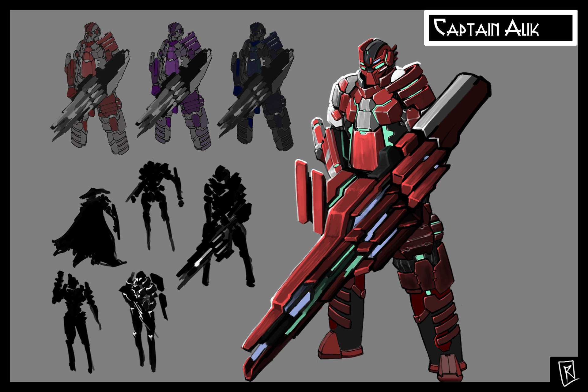 ArtStation - Sci-fi Armor Design - Captain Class Armor