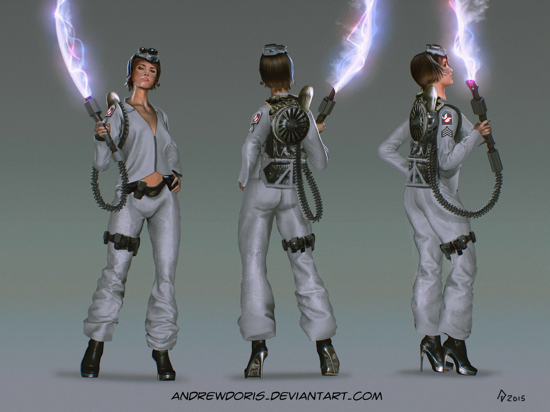 ArtStation - Ghostbuster redesign.