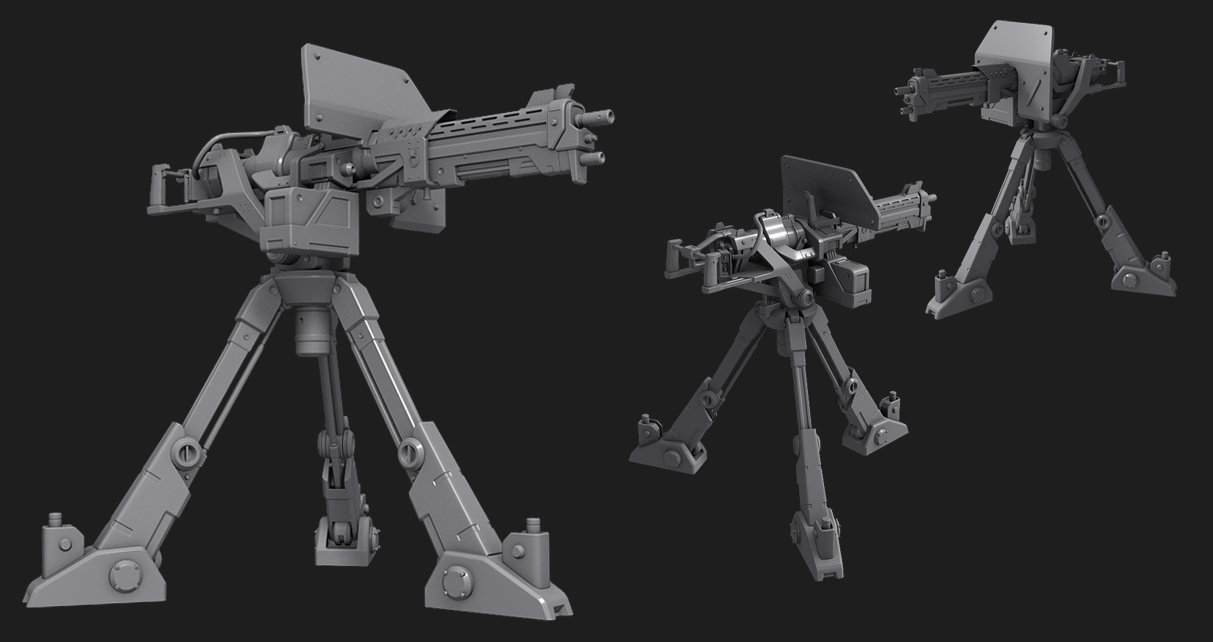 ArtStation - Halo Reach: MG Turret