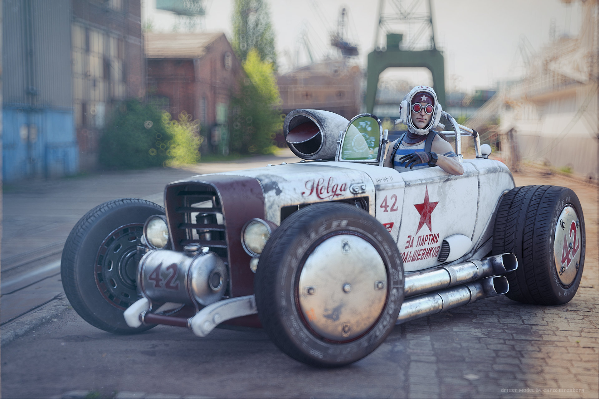 ArtStation - diesel punk / Bolshevik chic rendering for gnomon a ...