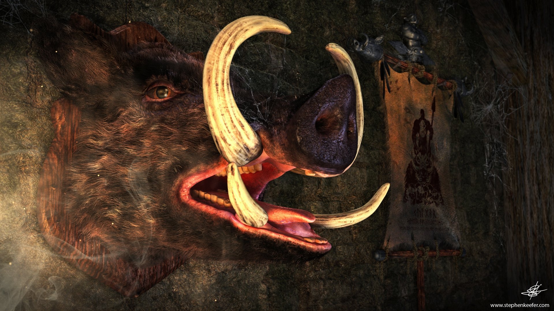 ArtStation - Wild Boar Trophy