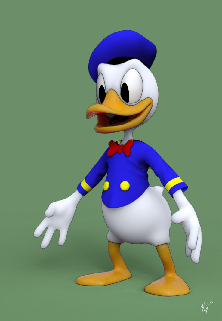 ArtStation - Donald Duck WIP