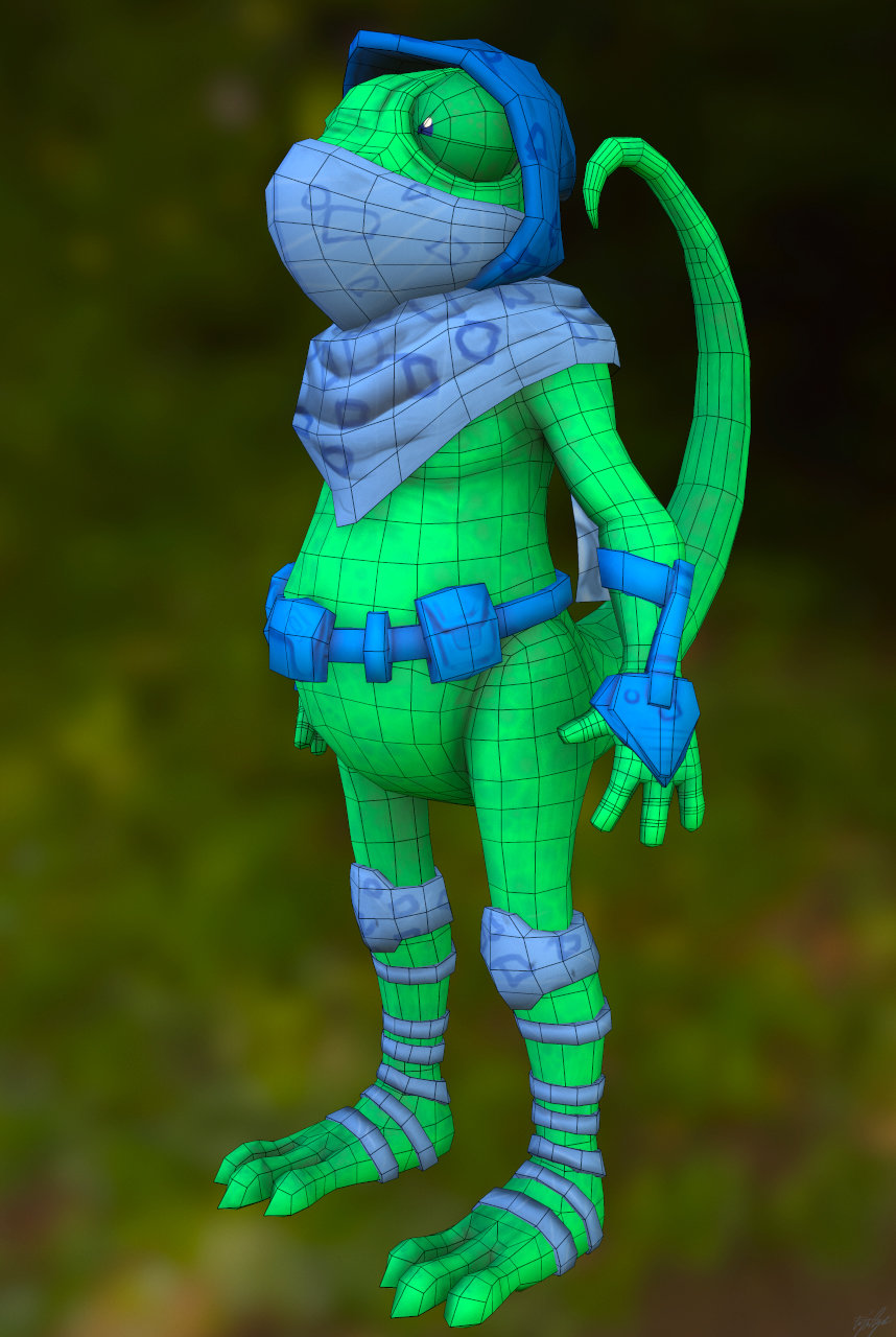 Engin Aytekin - Lizard, Game character