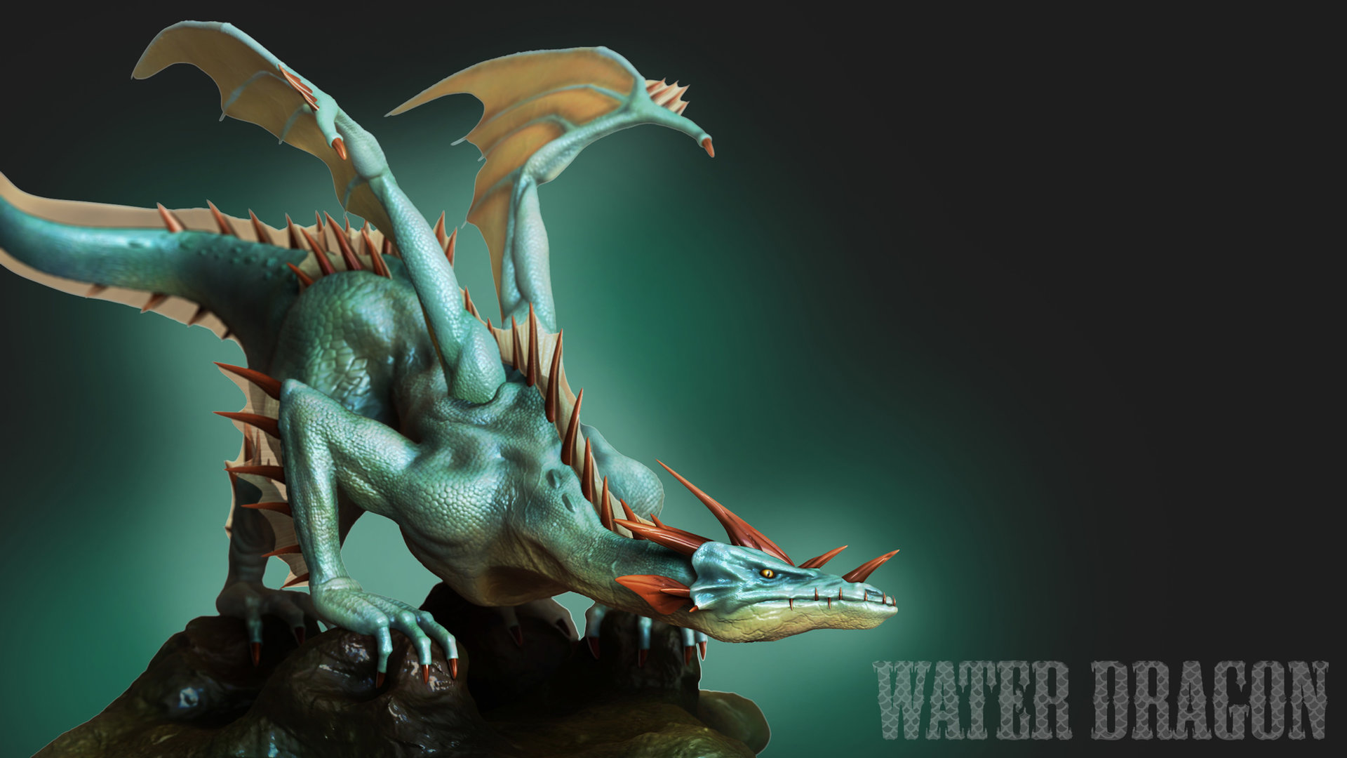 ArtStation - Water Dragon
