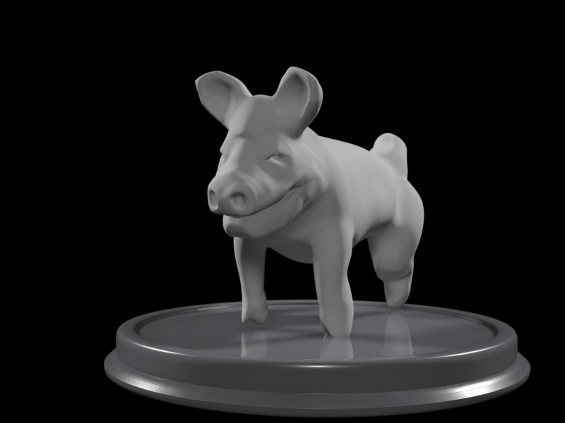 ArtStation - Pig 3d