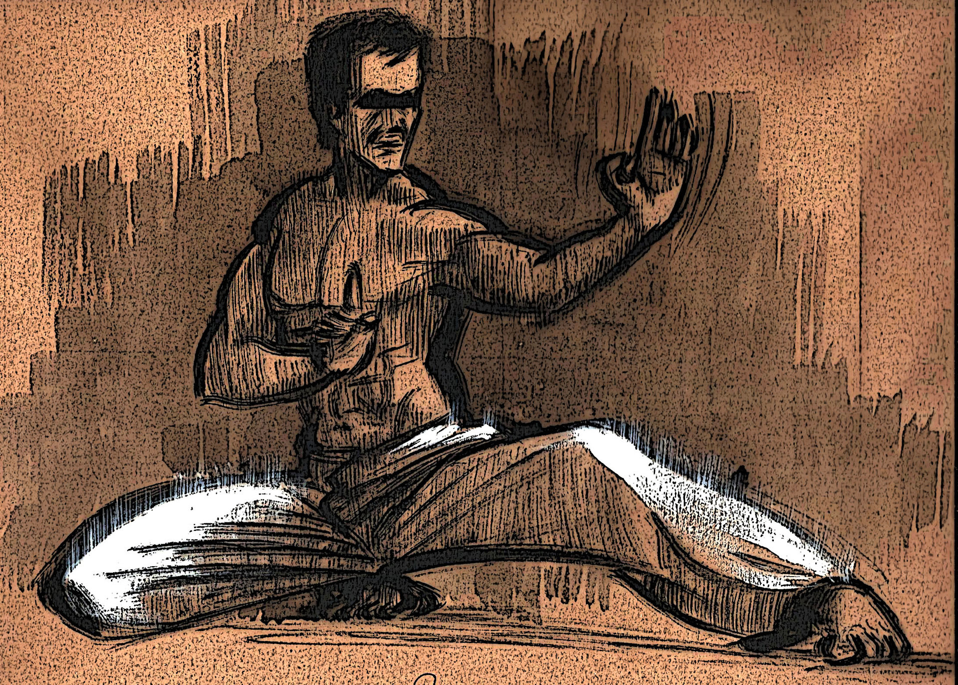 ArtStation - Dynamic poses in martial Arts 02