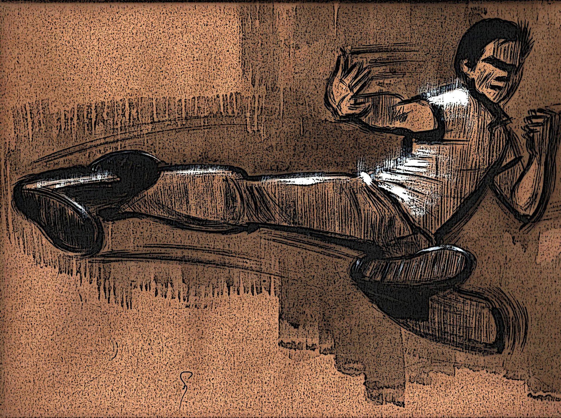 ArtStation - Dynamic poses in martial Arts 05