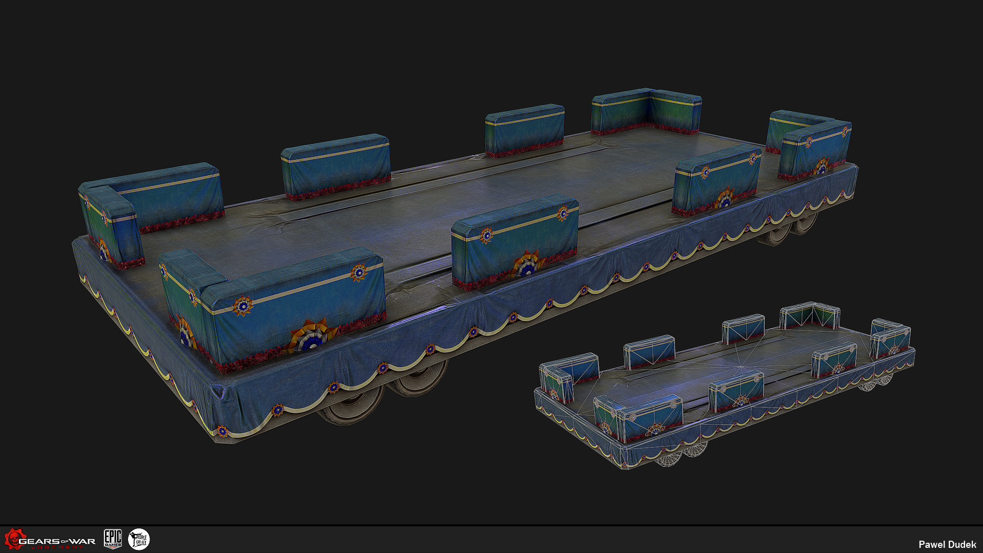 ArtStation - Gears of War: Judgment - Parade Cart