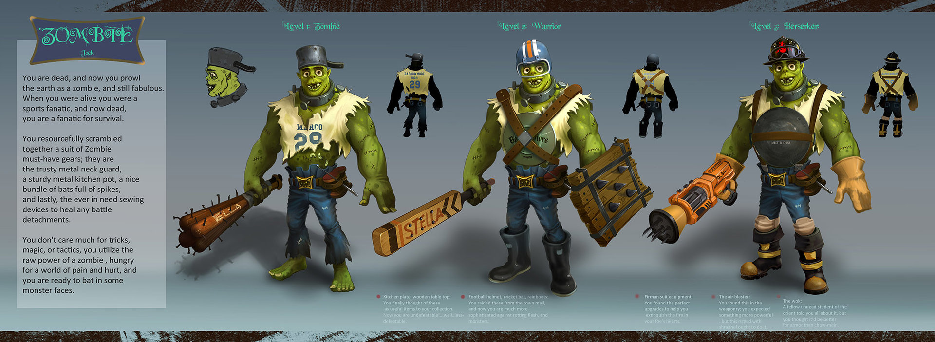 ArtStation - Zombie progression