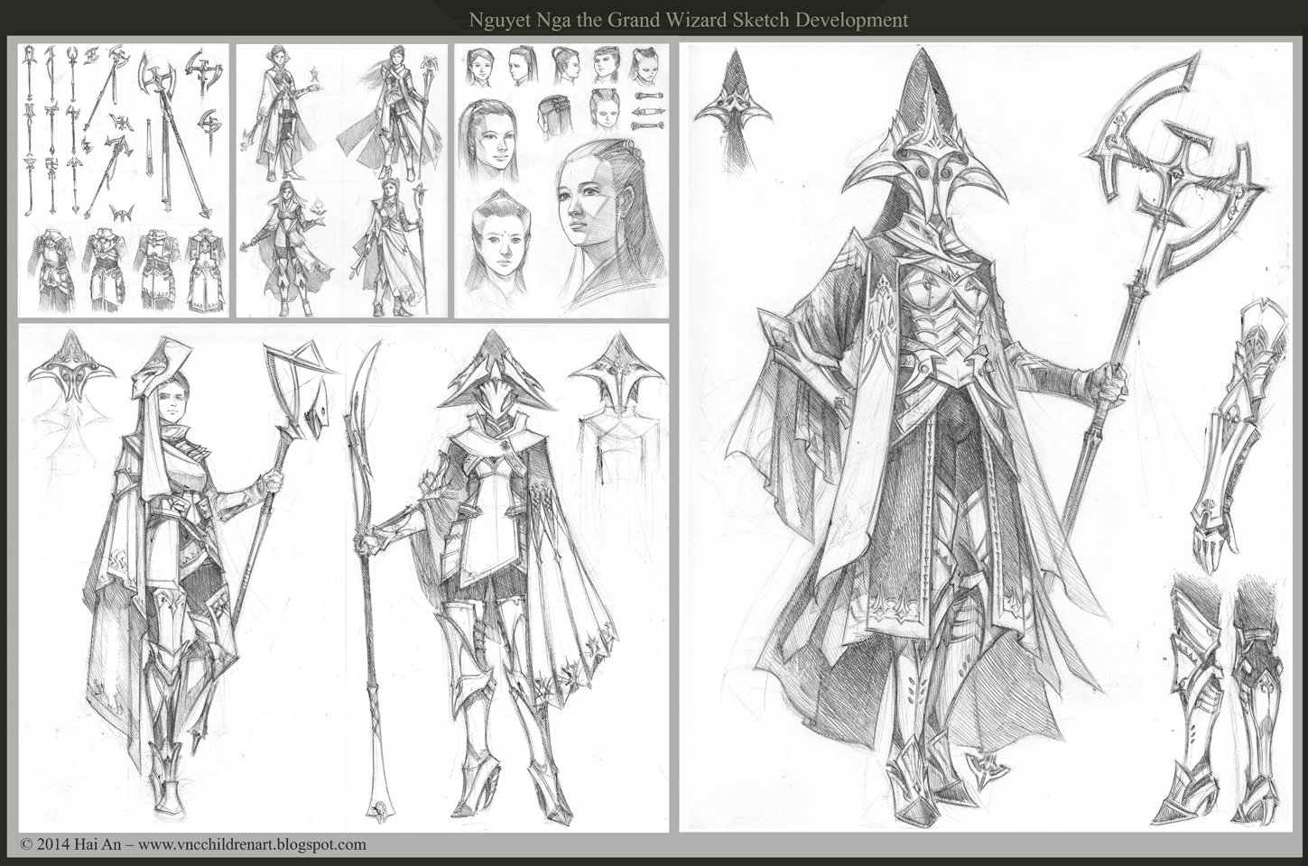 ArtStation - Nguyet Nga the Grand Wizard