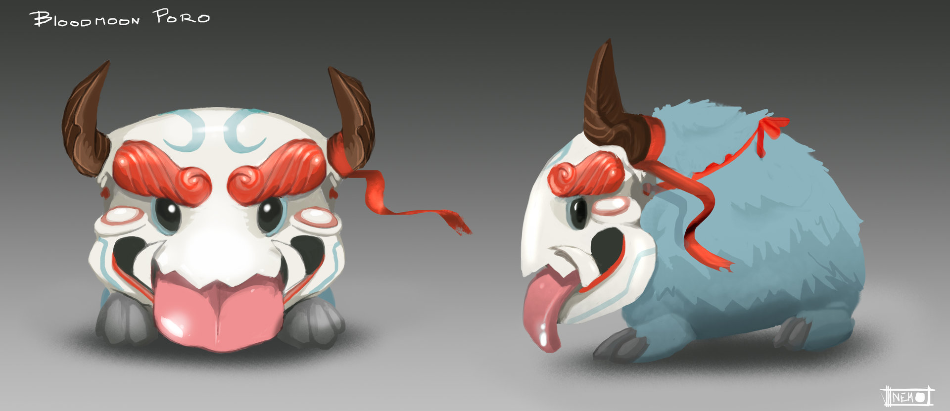 ArtStation - Bloodmoon Poro Concept