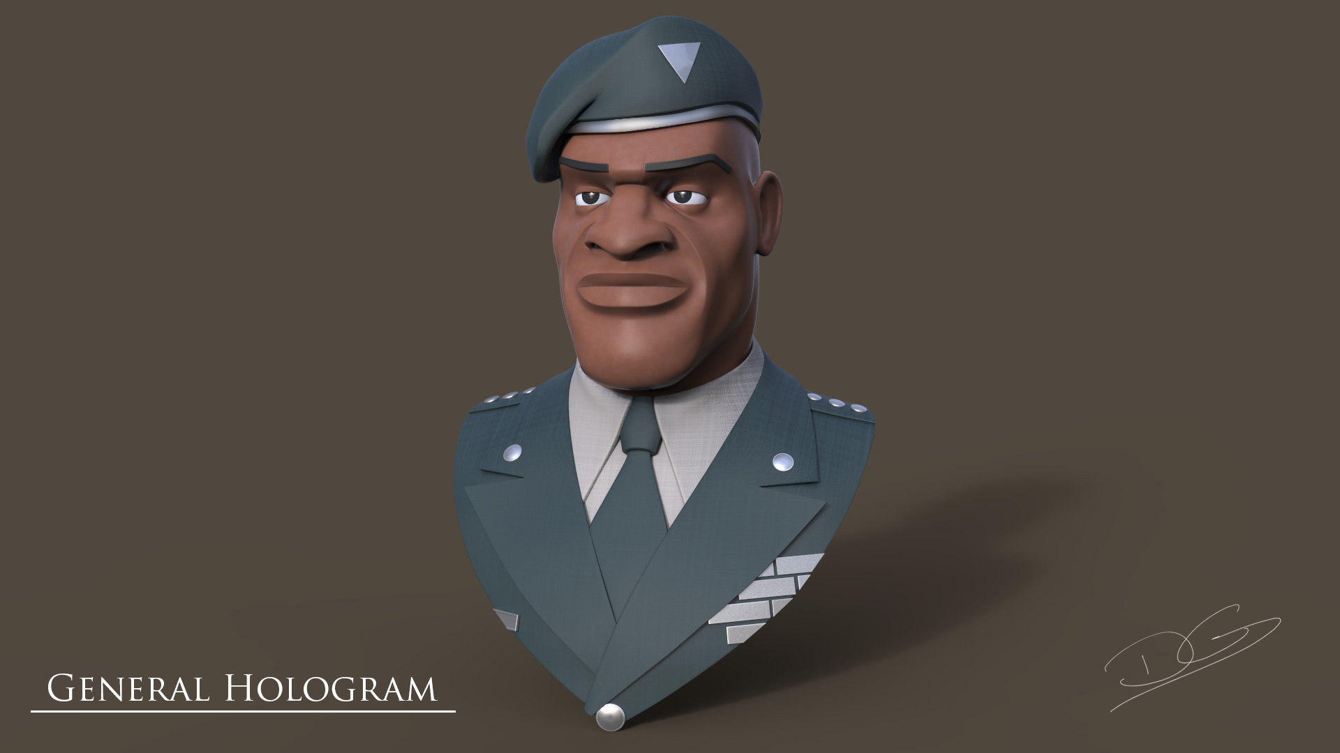 ArtStation - General Hologram From Wreck-it Ralph