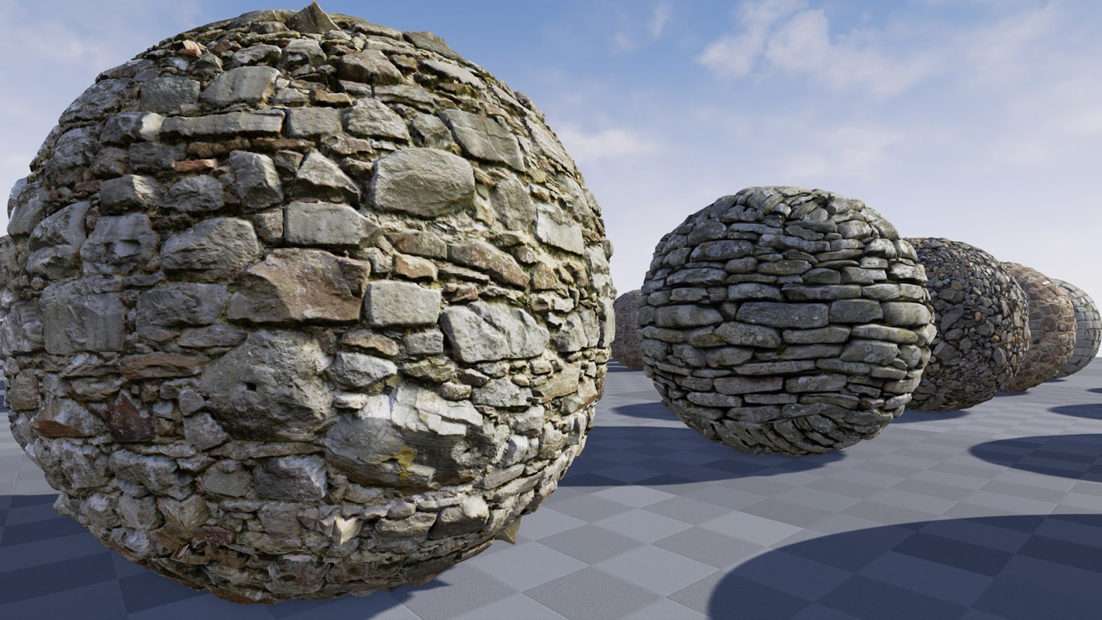 ArtStation - Texture of stones in Unreal Engine 4.7