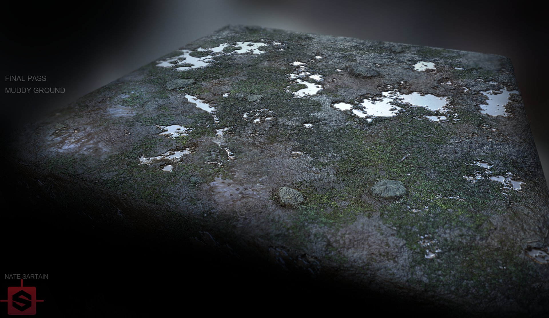 ArtStation - Muddy Ground Study - PBR- Substance Designer- Material ...