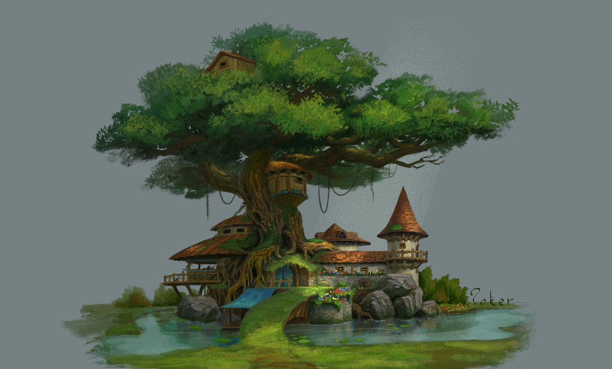 ArtStation - Tree house