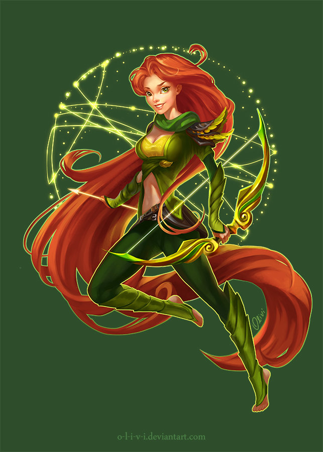 ArtStation - Windranger from Dota2