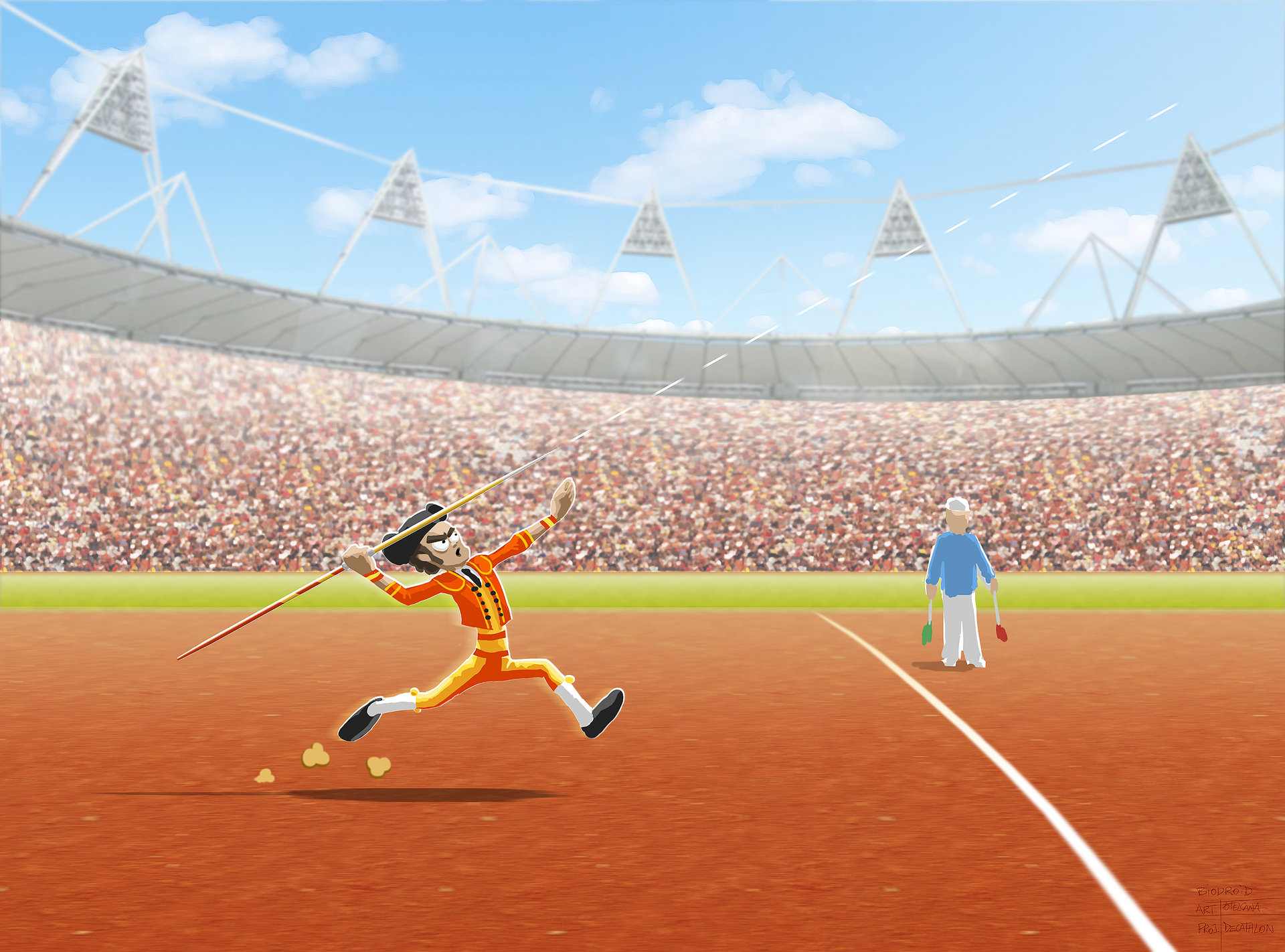 Pedro Otelcana - " On your marks... Get set... GO! " - Art for The ...