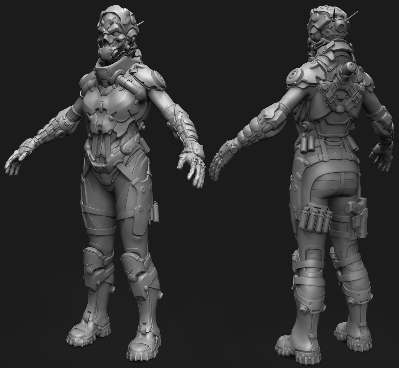 Pavlovich Art - GDC 2015 FPS Female