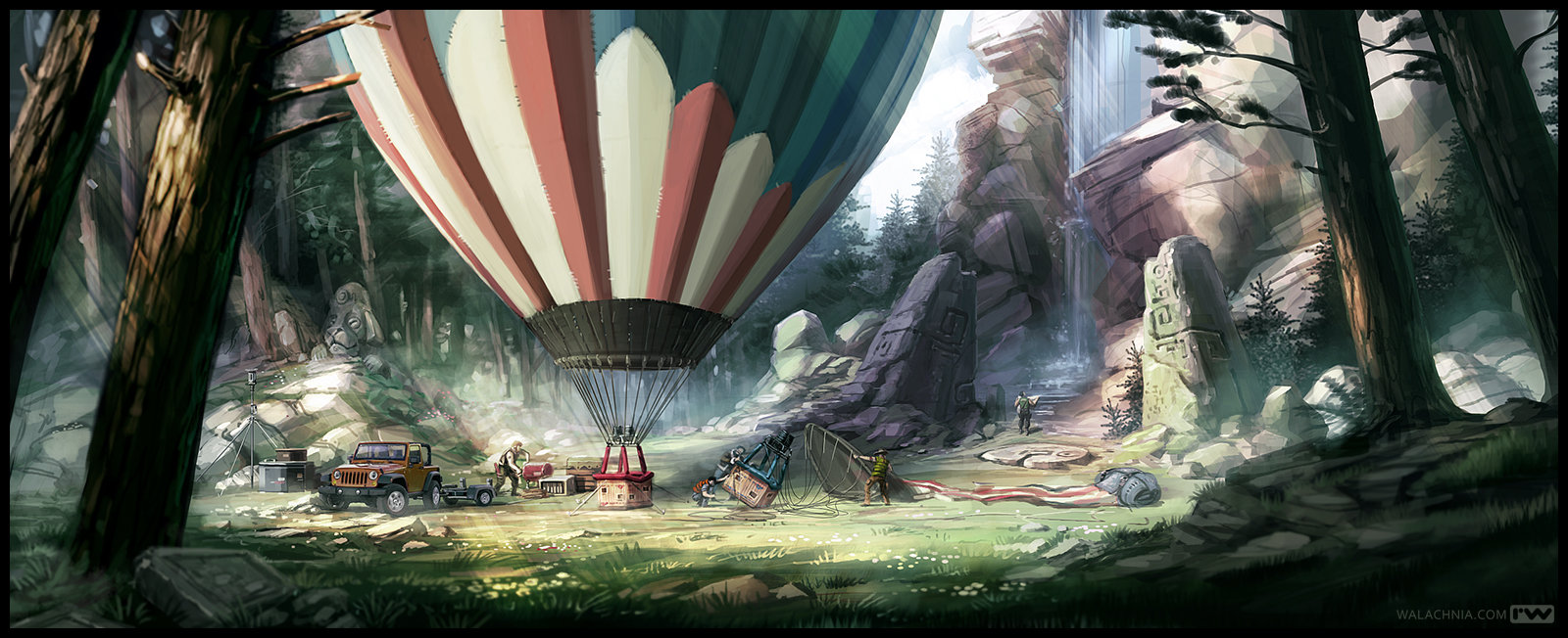 ArtStation - Temple of the Wolf