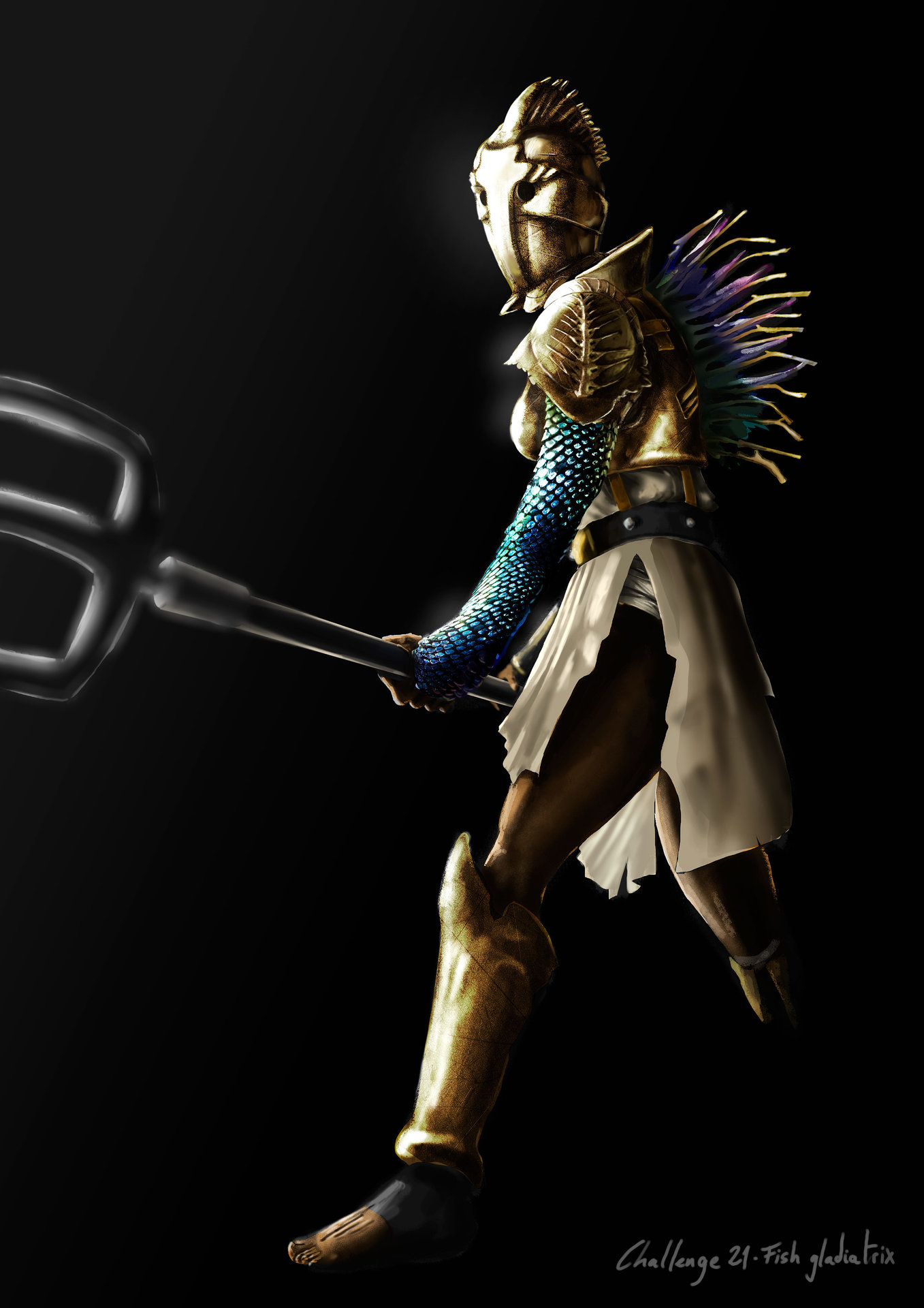 ArtStation - Fish gladiatrix 2