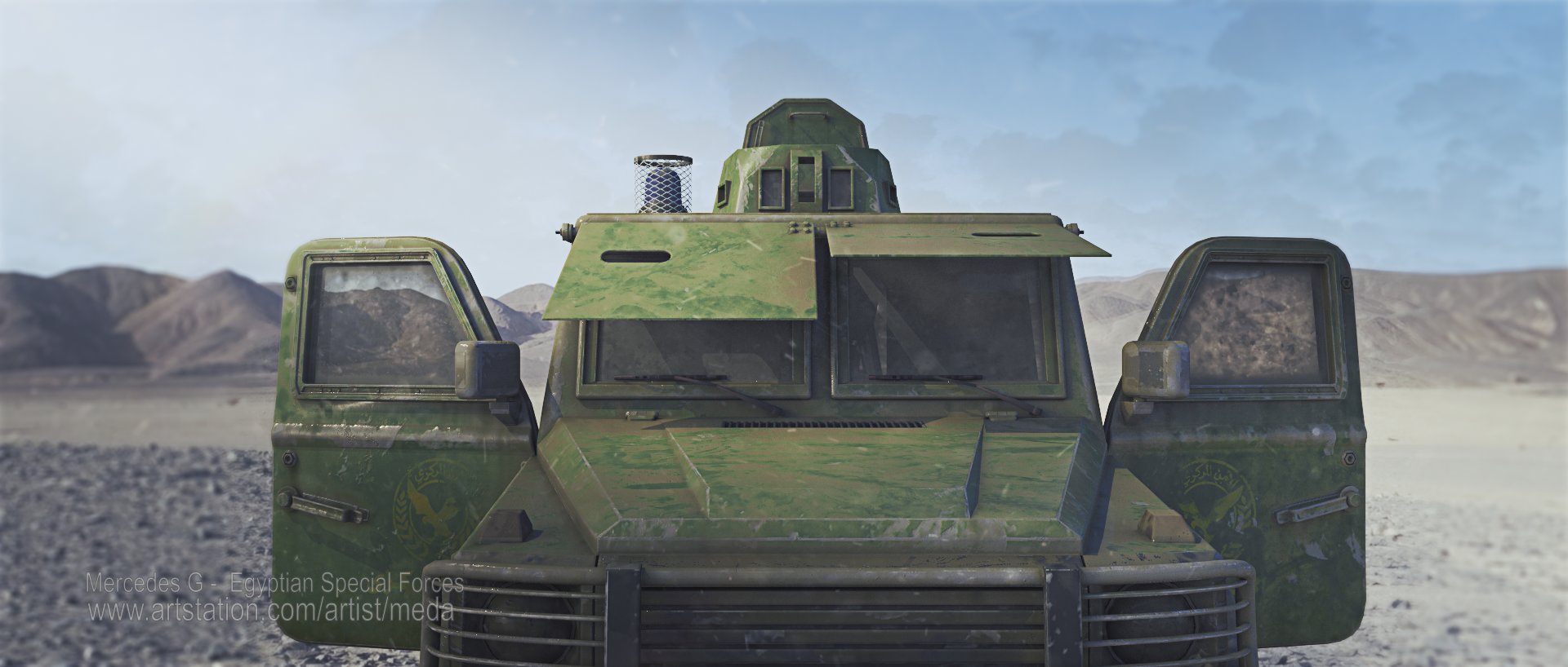 Meda / \ - Mercedes G - Egyptian Special Forces