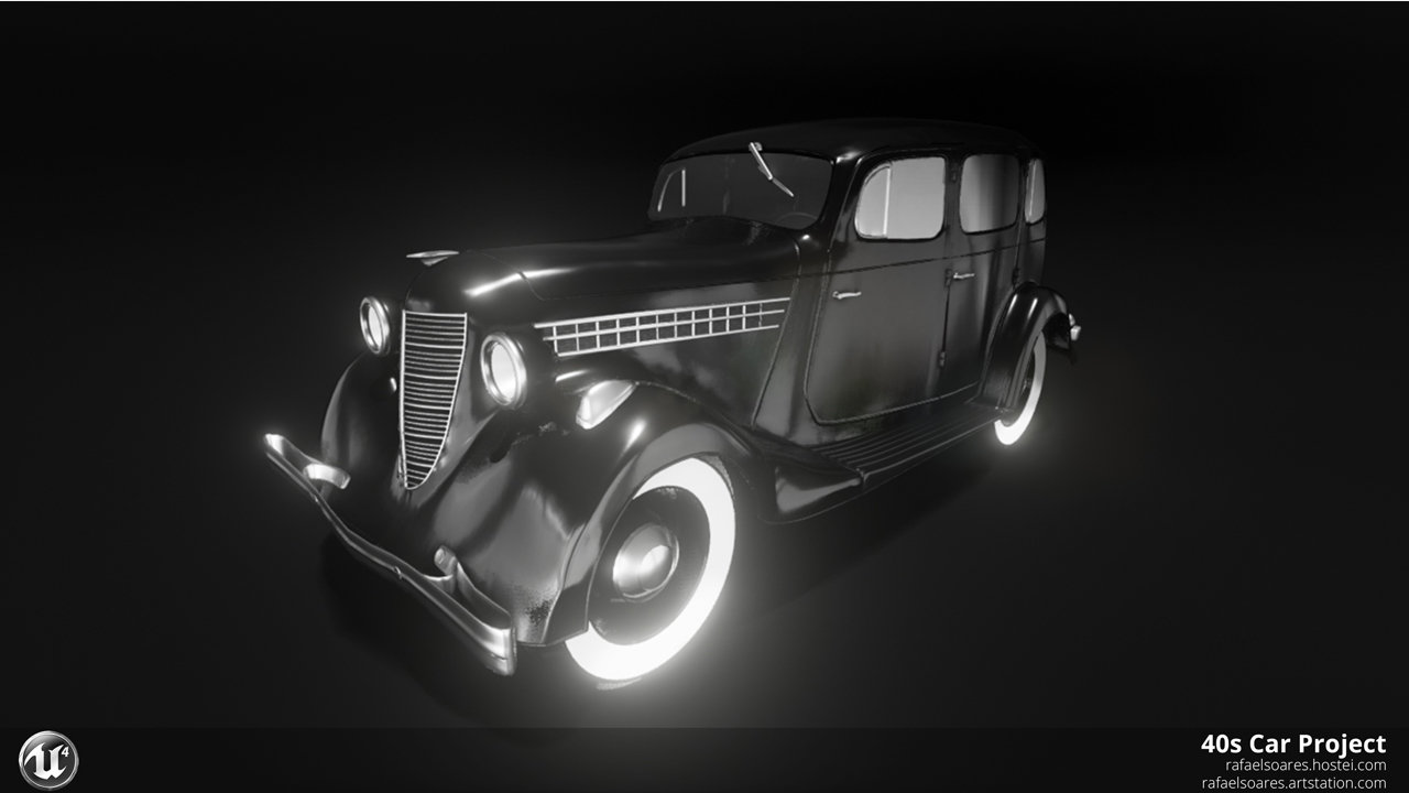 ArtStation - 40s CAR - Unreal Engine