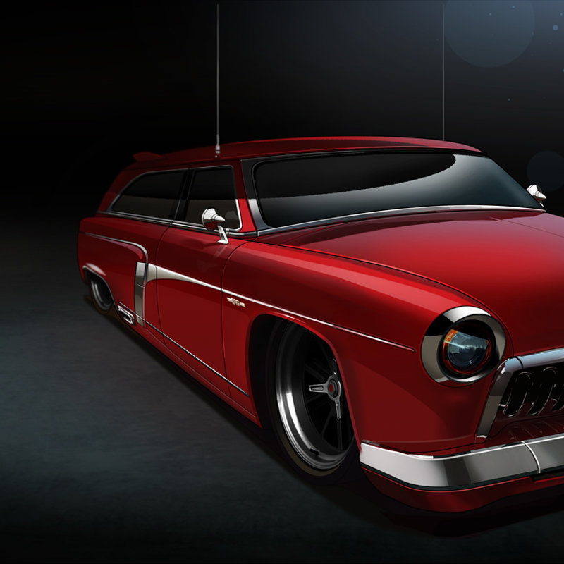 ArtStation - Red wagon, Andrey Tkachenko