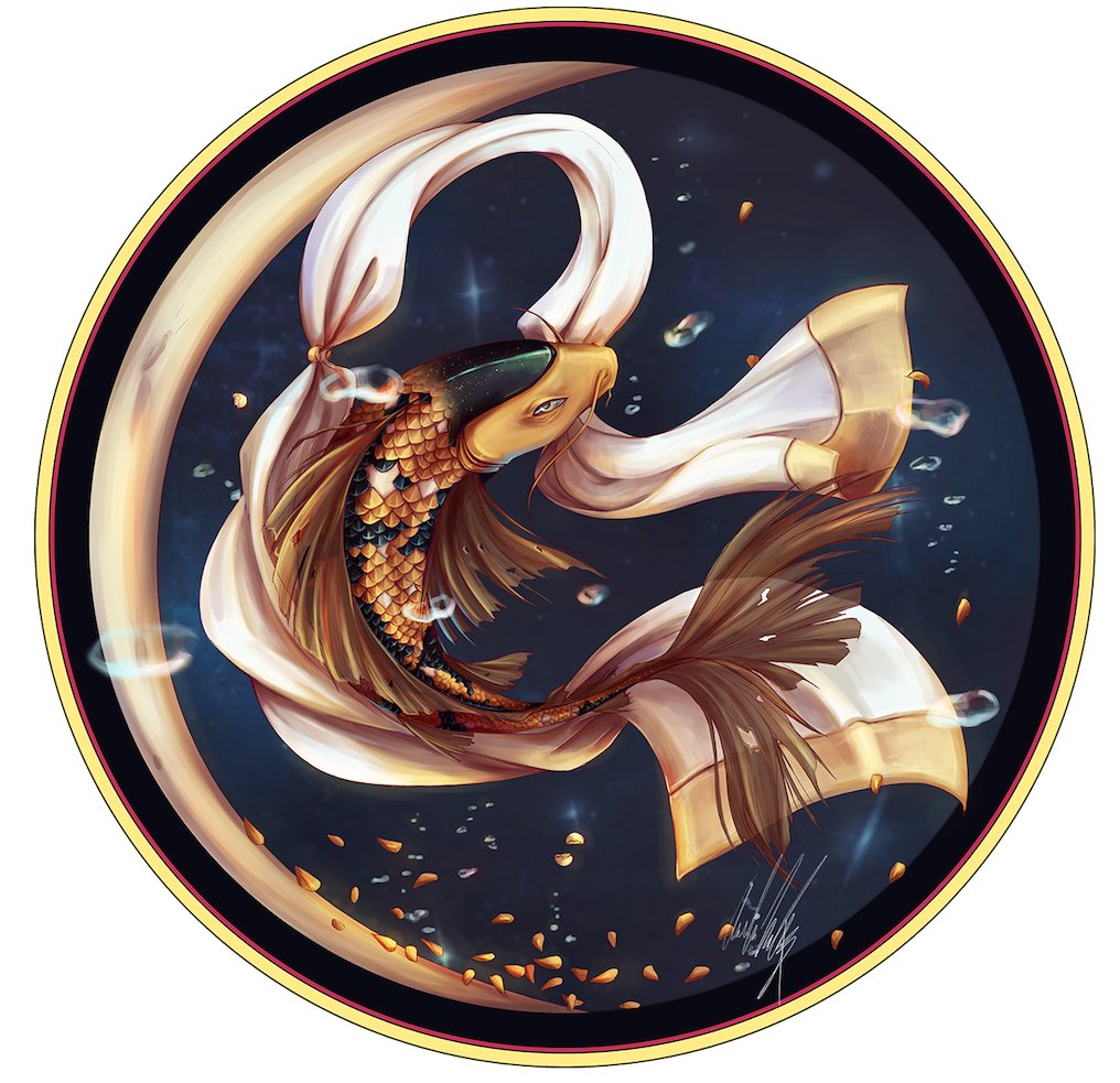 ArtStation - Commission - Phasing Koi (#5)