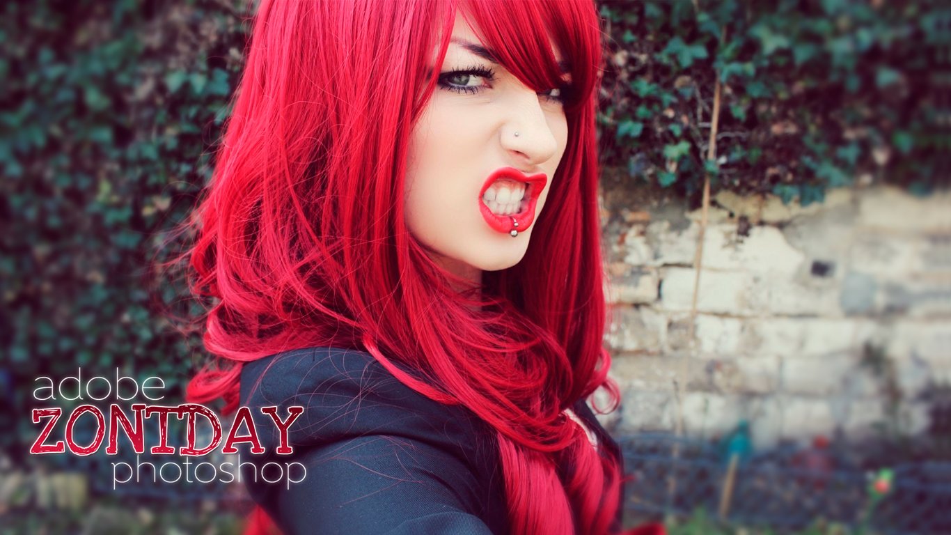 ArtStation - Red Girl (Coloring)