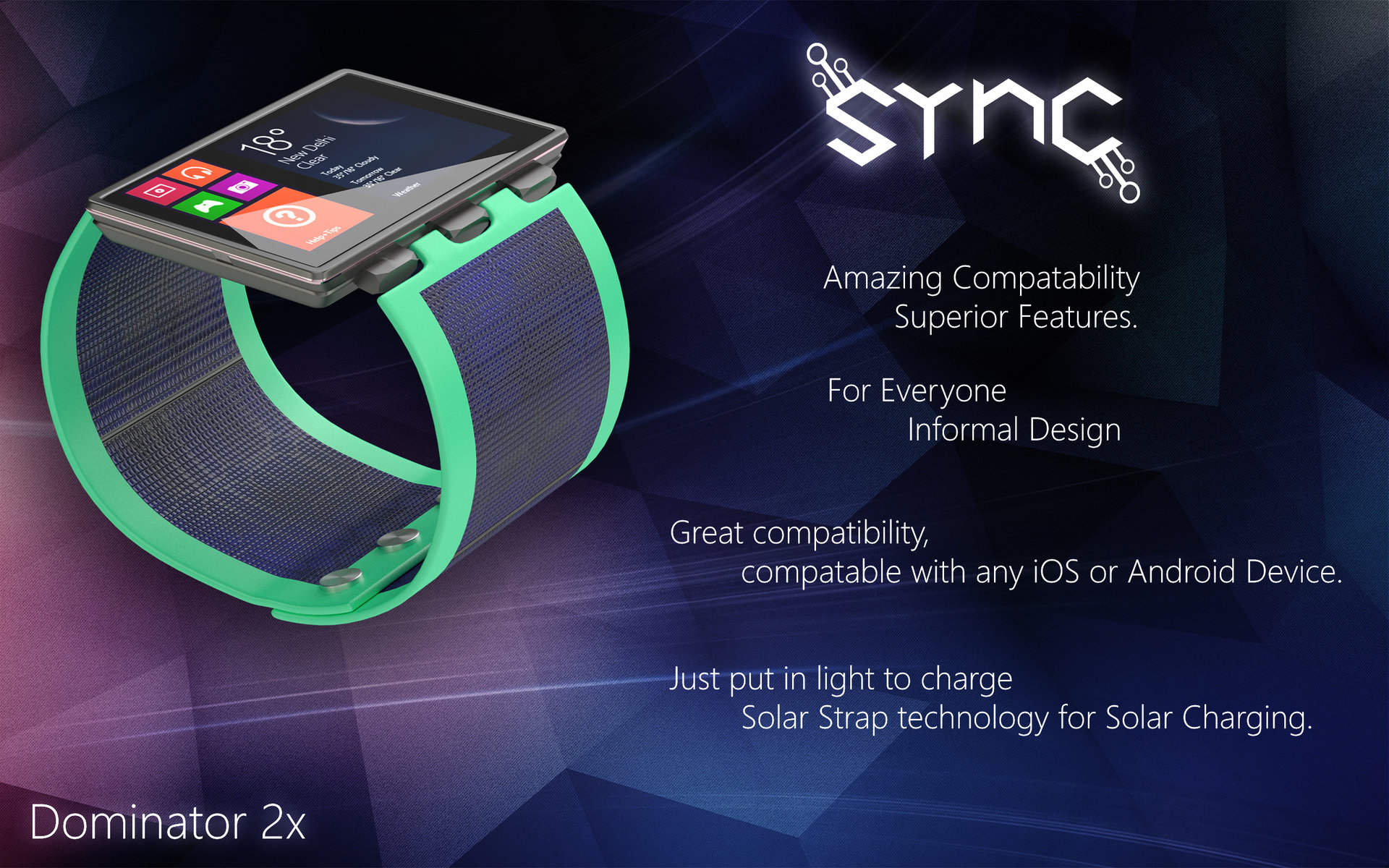 ArtStation - Sync Dominator 1x & 2x Smartwatch (product display)