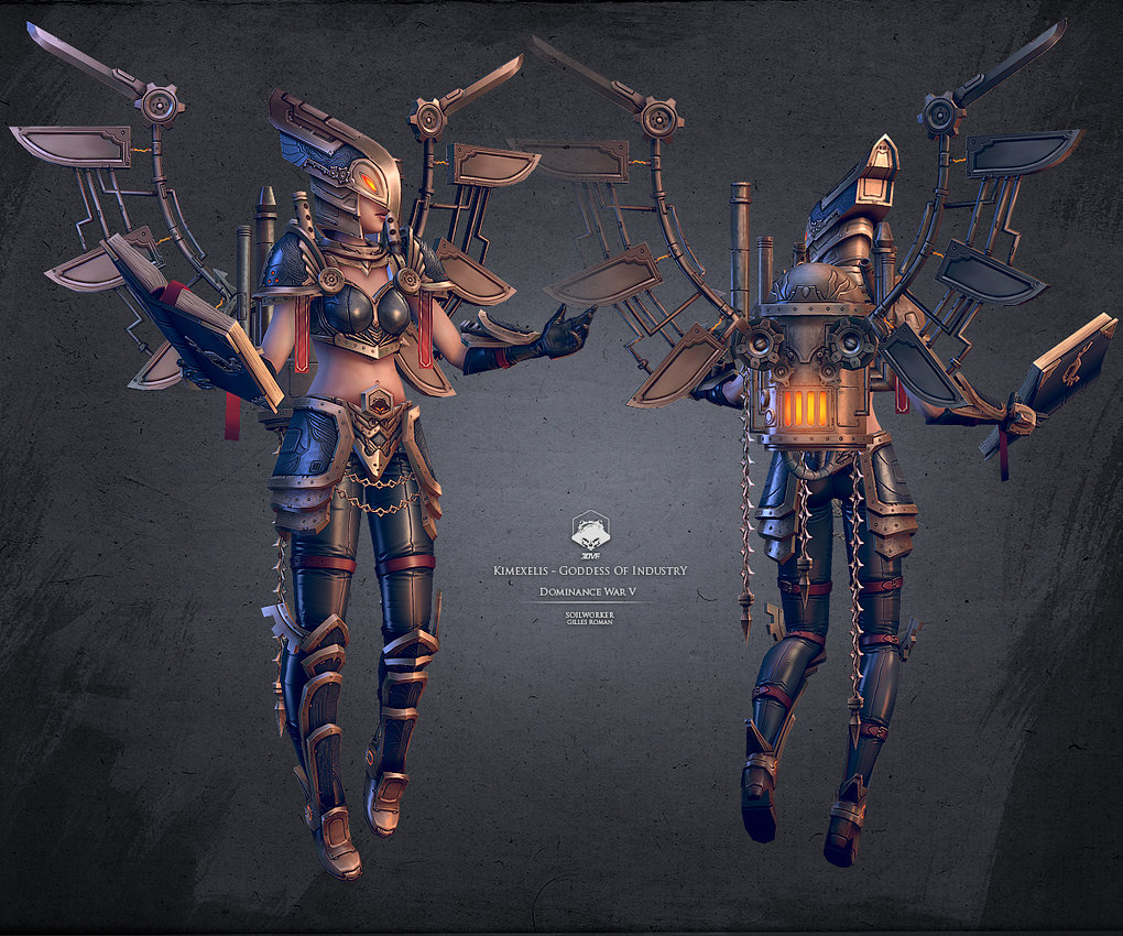 Gilles Roman - Kimexelis, Goddess of Industry