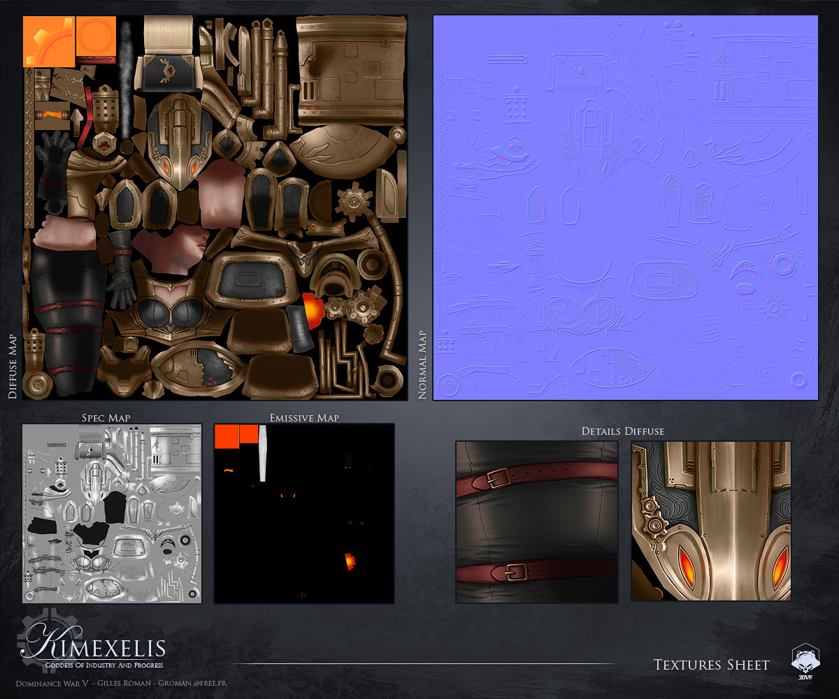 Gilles Roman - Kimexelis, Goddess of Industry