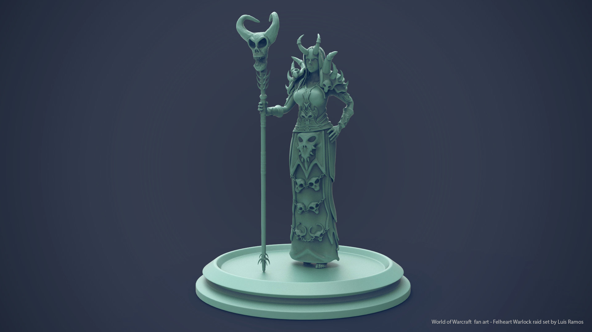 ArtStation - Felheart Warlock