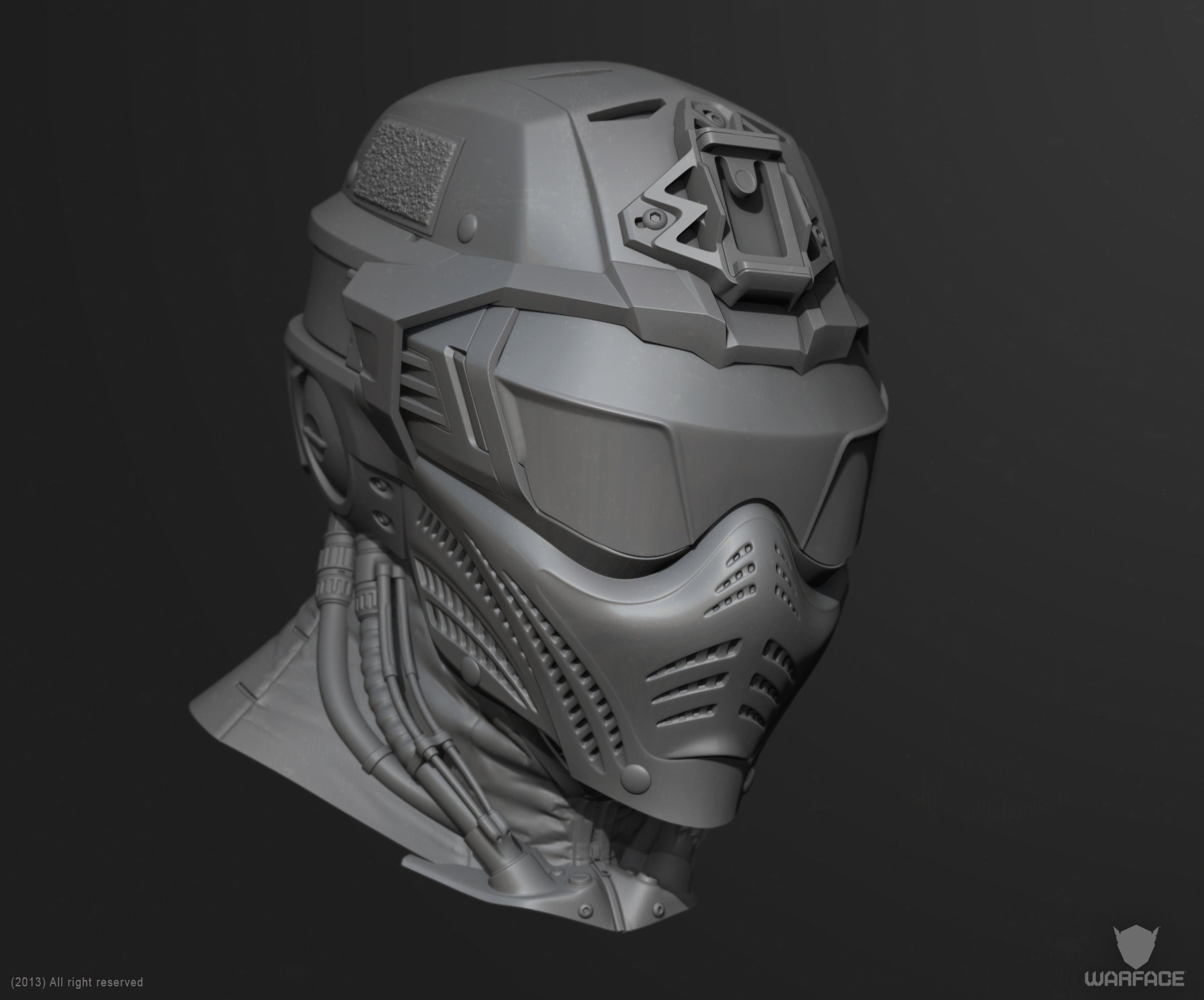 Denis Didenko - new 3d model for crytek (soldier helmet)