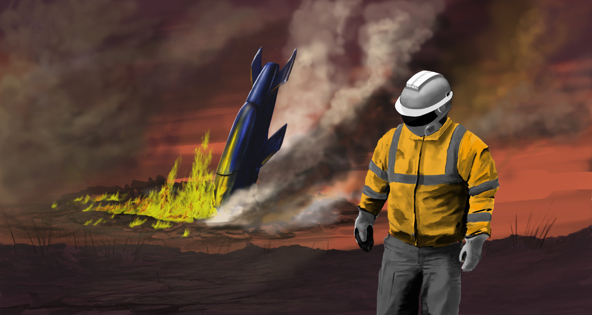 ArtStation - Rocket Crash