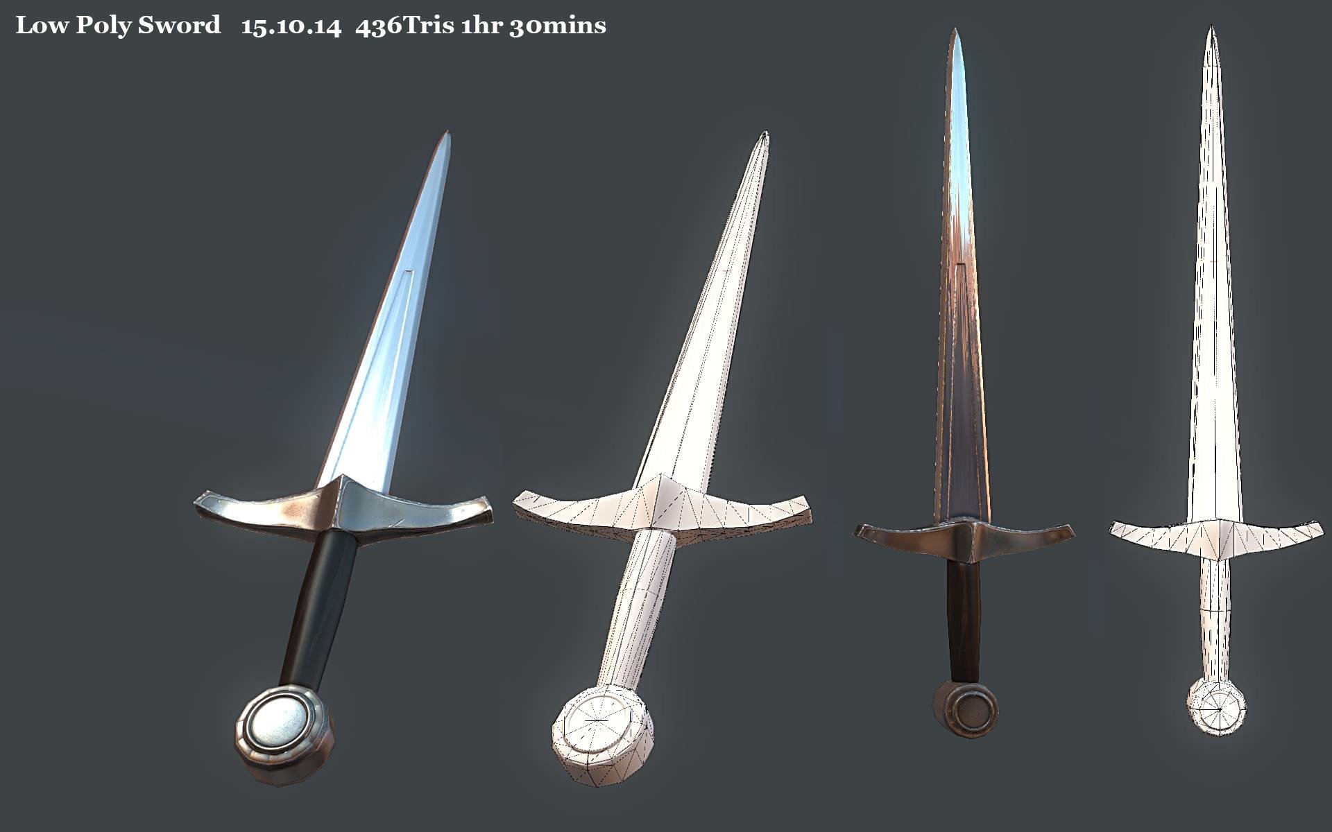 ArtStation - Low Poly Sword