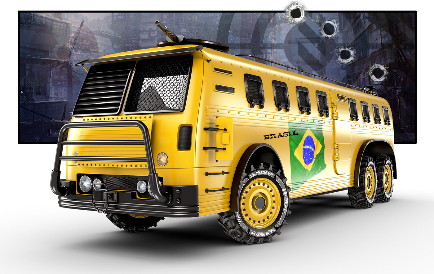 ArtStation - BRAZILIAN BUS