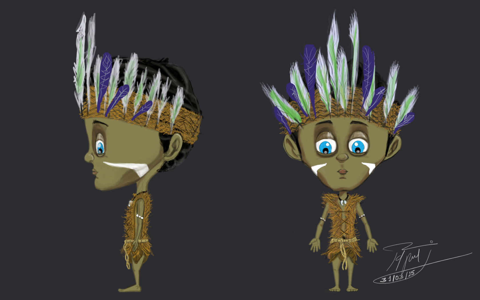 ArtStation - Tribal characters