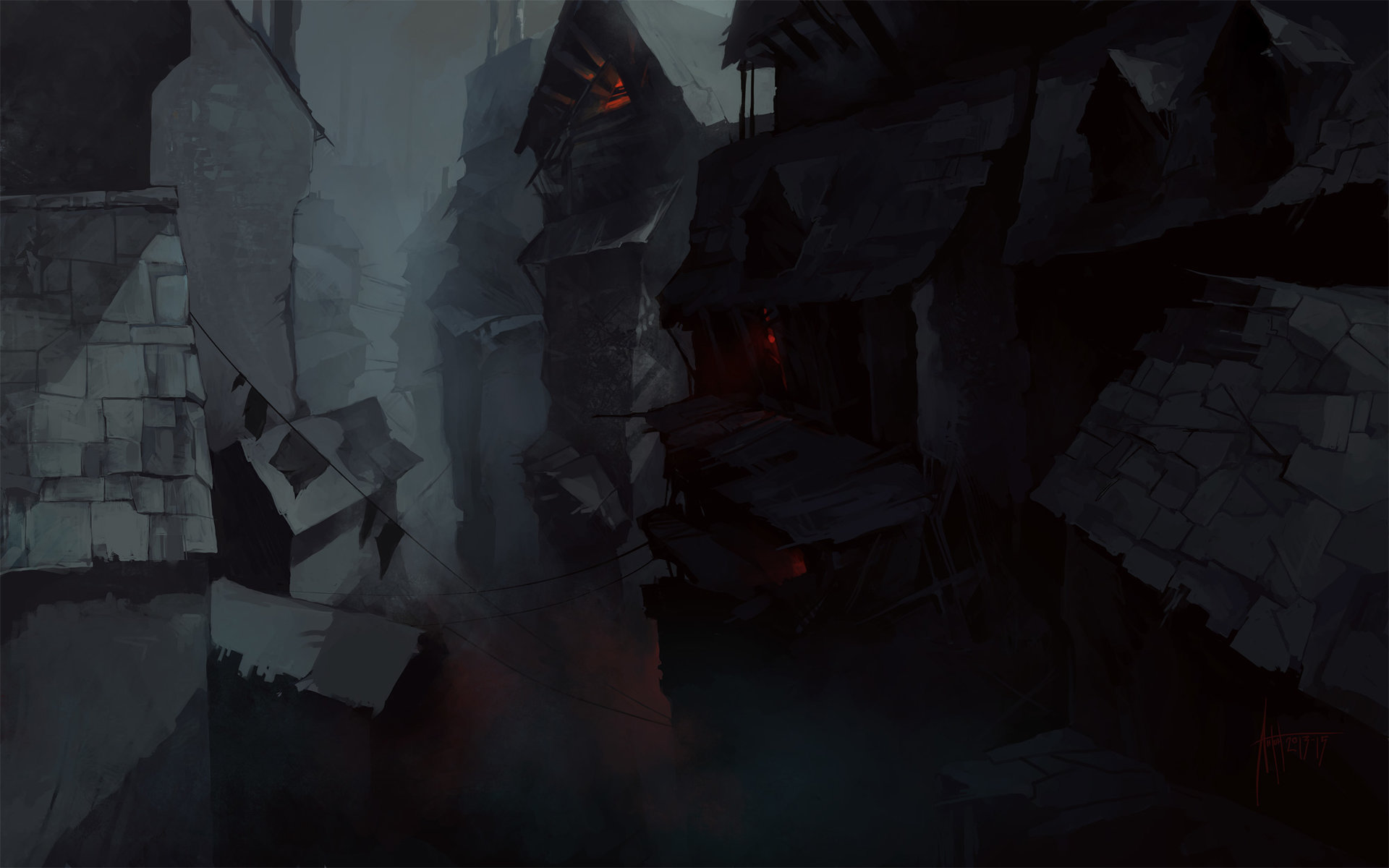 Ankh-Morpork, by Anton Phoenix : ImaginaryCityscapes