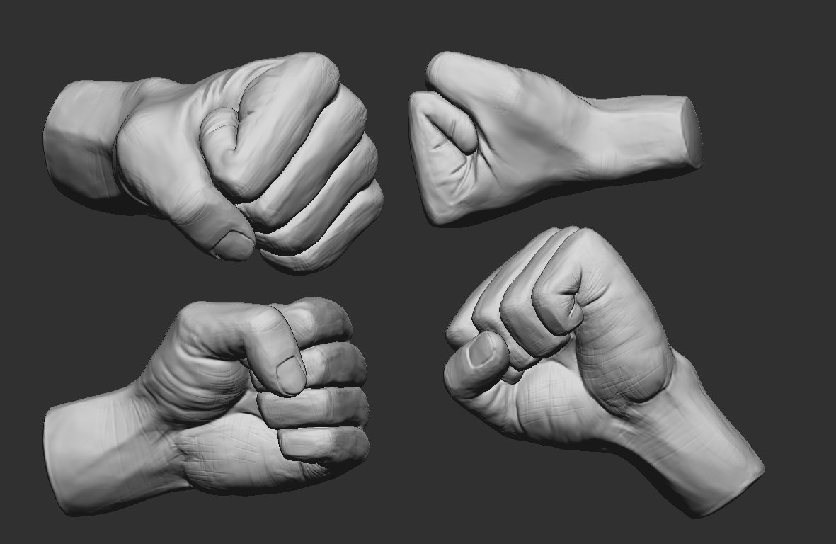 ArtStation - Fist Sculpt