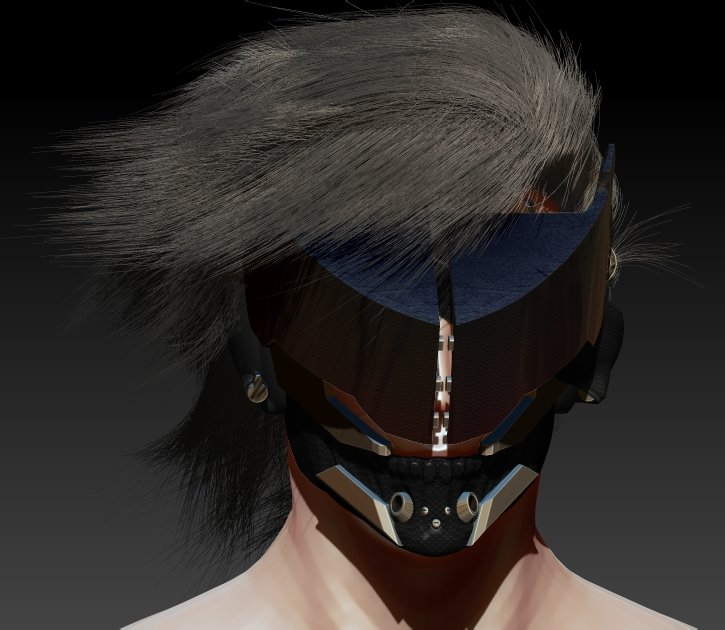 ArtStation - Raiden MGS sketch Work in Progress