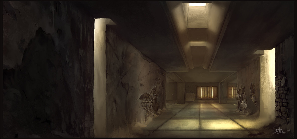 ArtStation - Abandoned Hallway