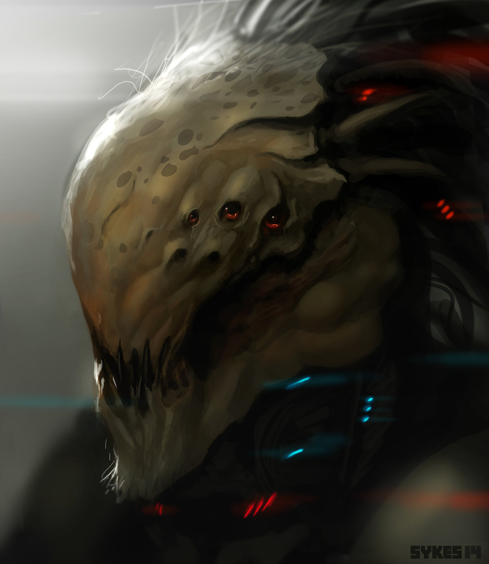 ArtStation - Generic Alien speed paint