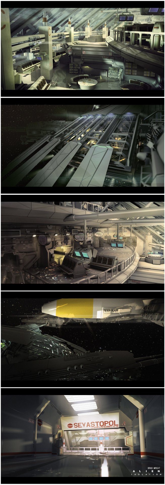 ArtStation - Alien: Isolation_Spaceport Interior Concepts 2