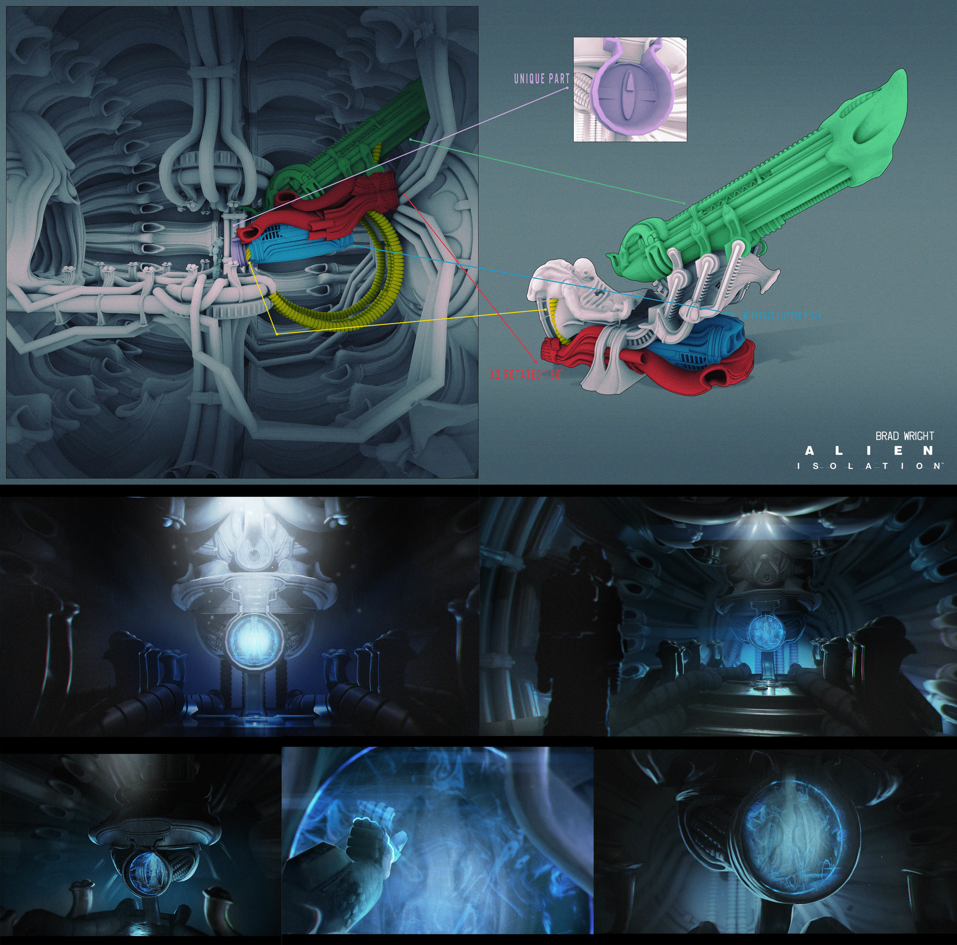 ArtStation - Alien: Isolation_Derelict Beacon