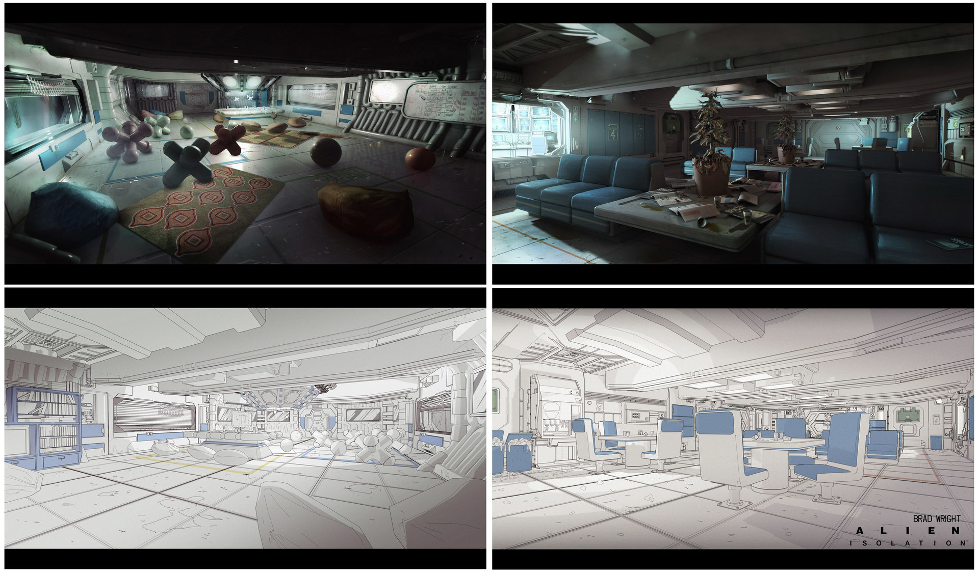 ArtStation - Alien: Isolation_Psych Ward