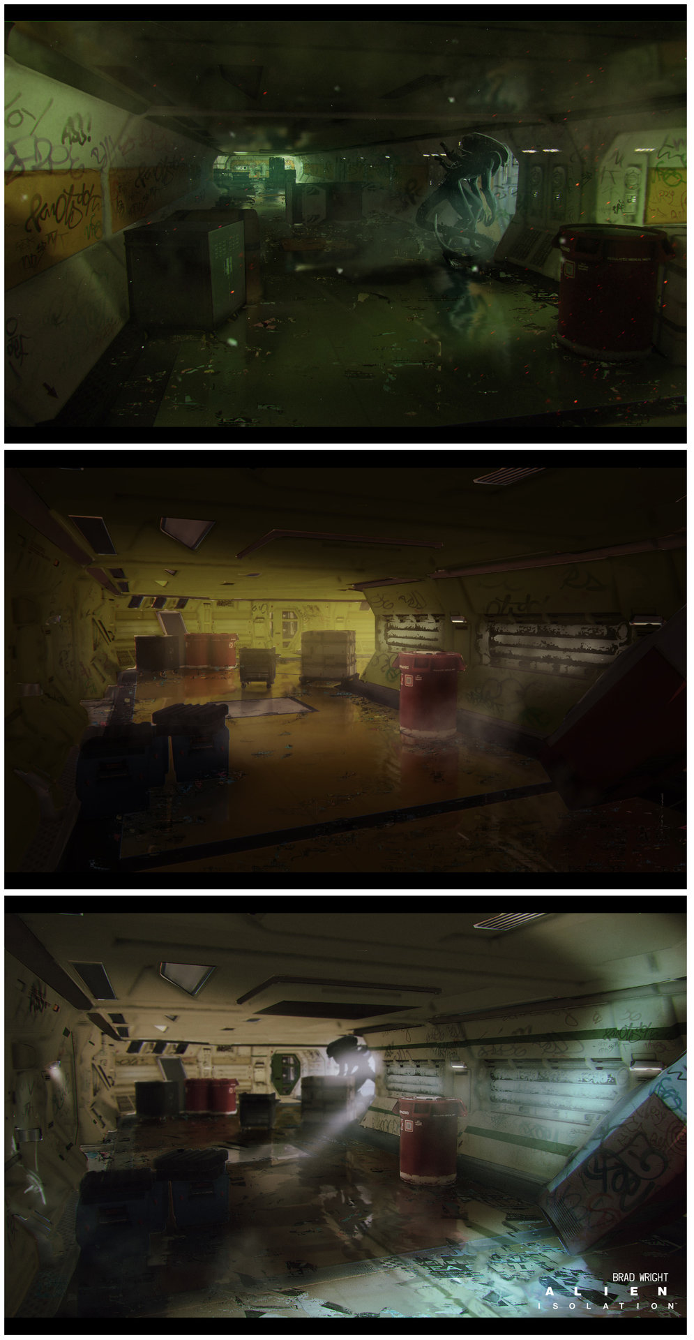ArtStation - Alien: Isolation_Corridors